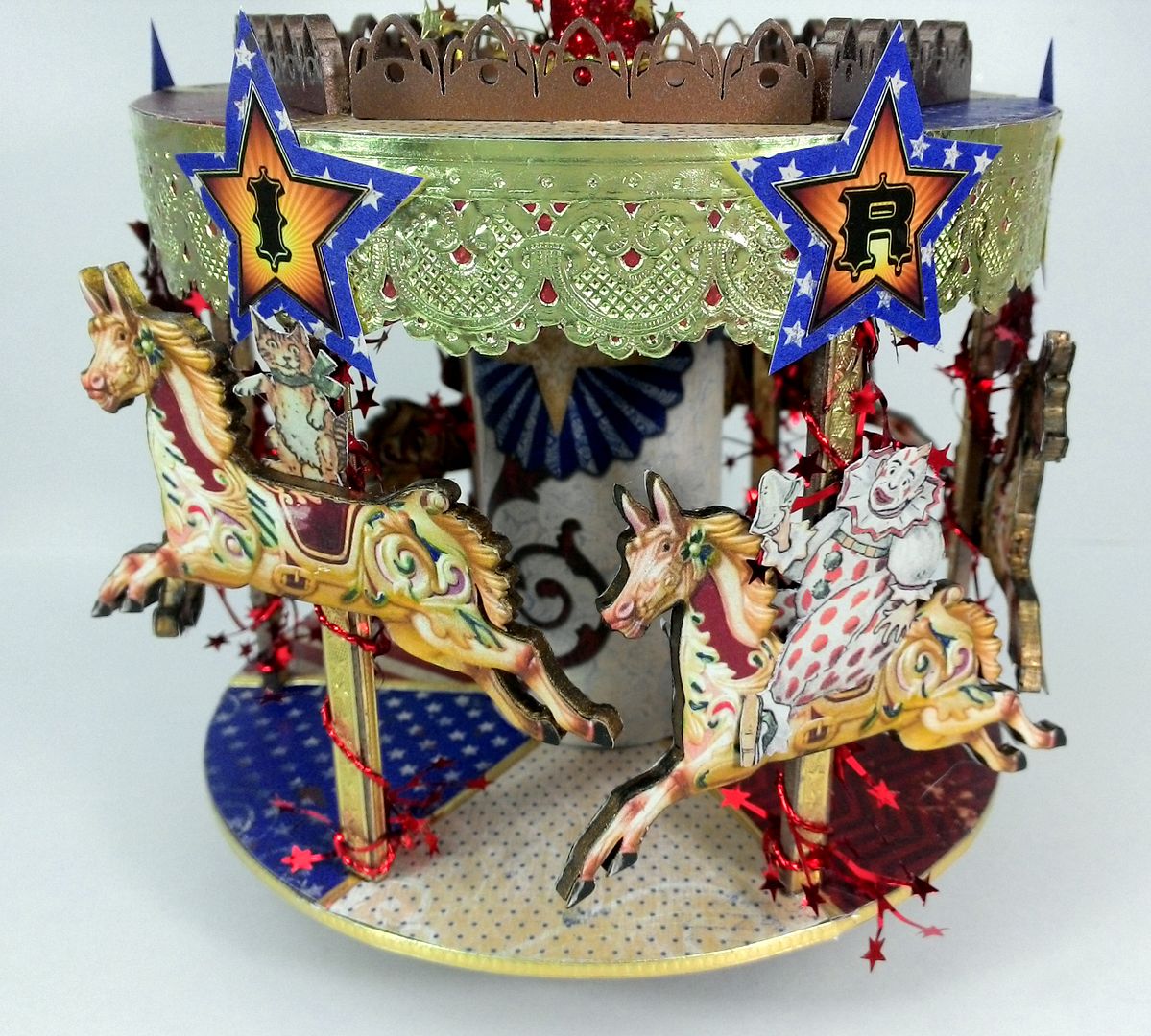 Artfully Musing: Circus Carousel & Circus Theaters - Tutorial